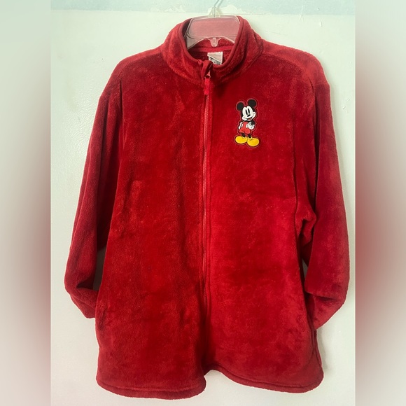 Disney | Jackets & Coats | Disney Store Womens Size Lred Mickey Mouse ...